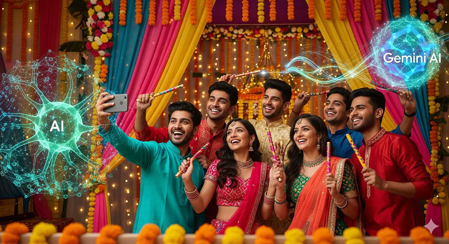 Navratri 2025 Trend: Create Stunning AI Selfies with Google Gemini